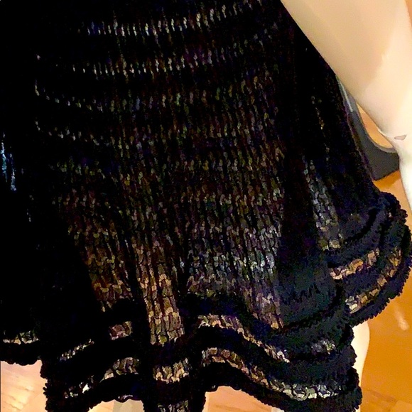 CHANEL | Dresses | Authentic Chanel Fabulous Detail Ruffle Runway Dress ...